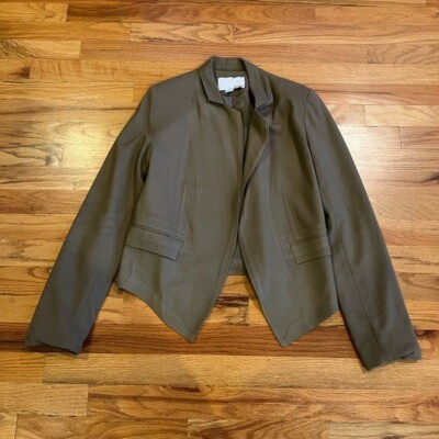 BAR III Open Front Army Green Blazer L | eBay