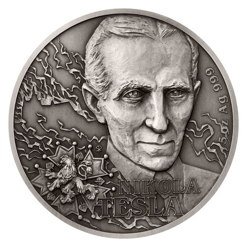 2023 Niue Nikola Tesla Phenomenon 5 oz Silver Coin - 300 Mintage | eBay