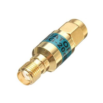 Golden SMA Fixed Attenuator DC-6GHz SMA-JK 2W SMA FR Attenuation 1db | eBay
