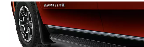 22-24 Jeep Wagoneer W/O Power Running Boards Front Molded Black Splash ...