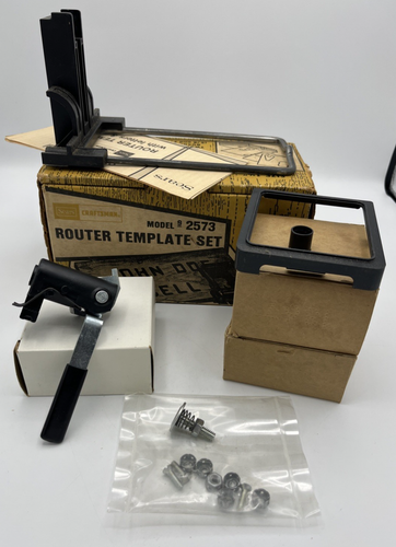 Sears Craftsman 9-2573 Router Template Set Complete Original Box | eBay
