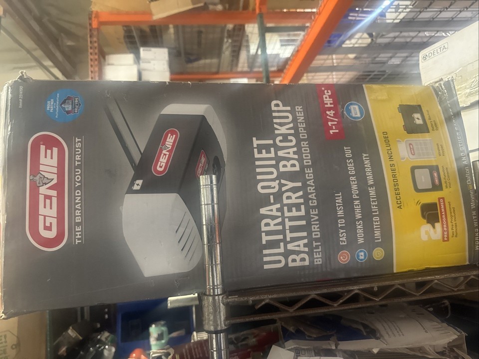 Genie Signature Series 1-1/4 HPc Ultra Quie Belt Drive Garage Door ...