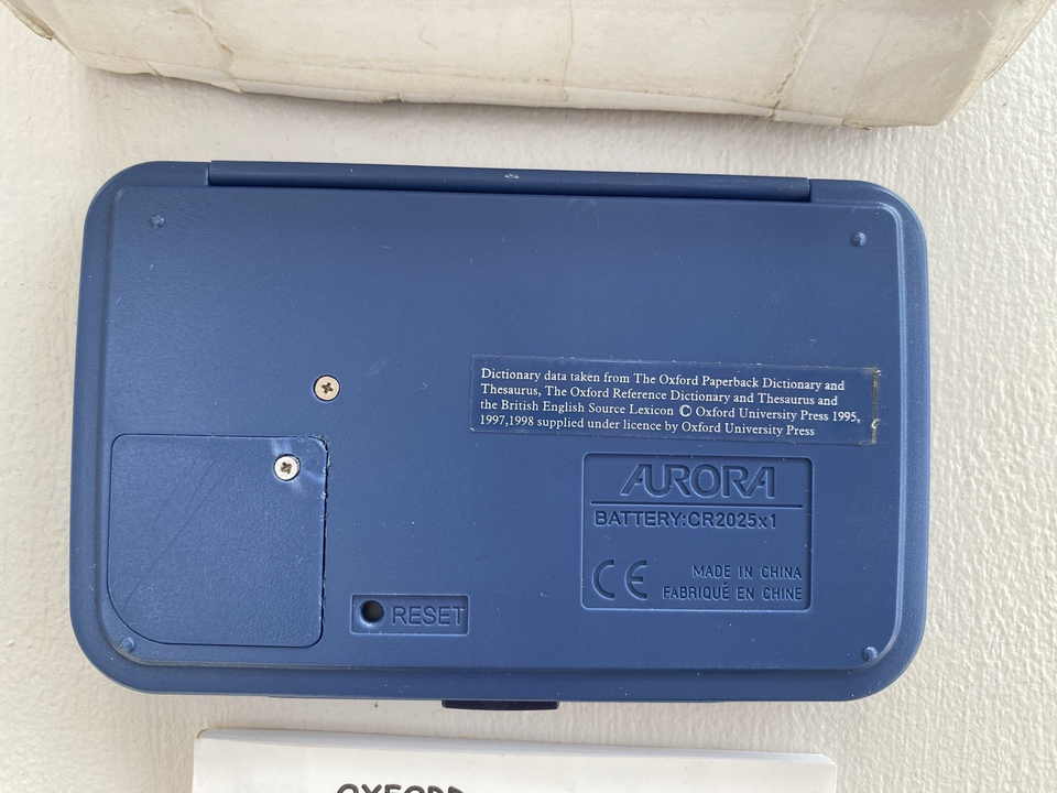 Oxford Quick Reference Electronic Spellchecker & Thesaurus 2000 New ...