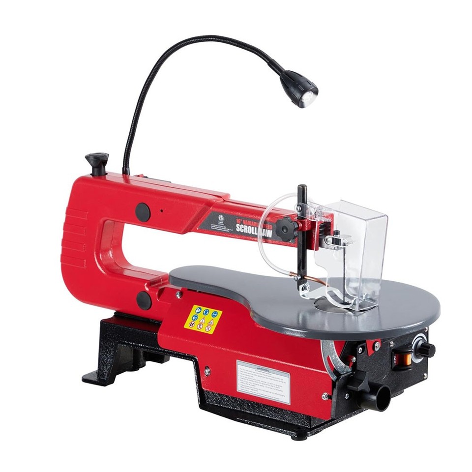 16" Variable Speed Scroll Saw Adjustable Tilting Work Table with ...