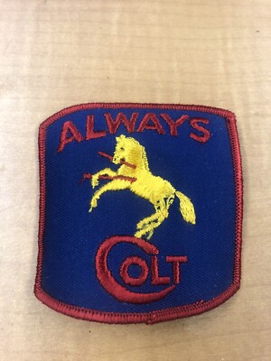 Colt Firearms Patch, “Always Colt” Vintage. Rare Gun Patch | eBay