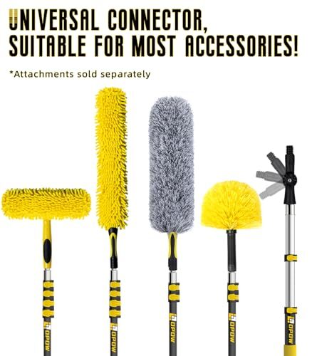 7-18 ft Telescopic Extension Pole Long Multipurpose Telescoping Pole ...