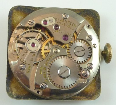 Vintage Helbros Mechanical Wristwatch Movement - 17 Jewels - Parts ...
