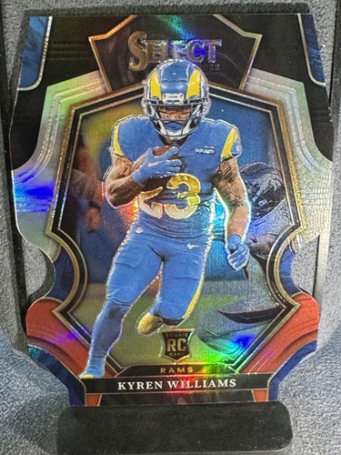 2022 KYREN WILLIAMS PANINI SELECT DIE-CUT ROOKIE PREMIER LEVEL LOS ...