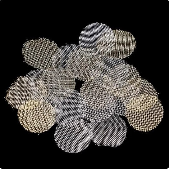 50 BRASS Gold Screens for Glass Wood Metal Water Pipe Bowl .75 inch 3/4 ...