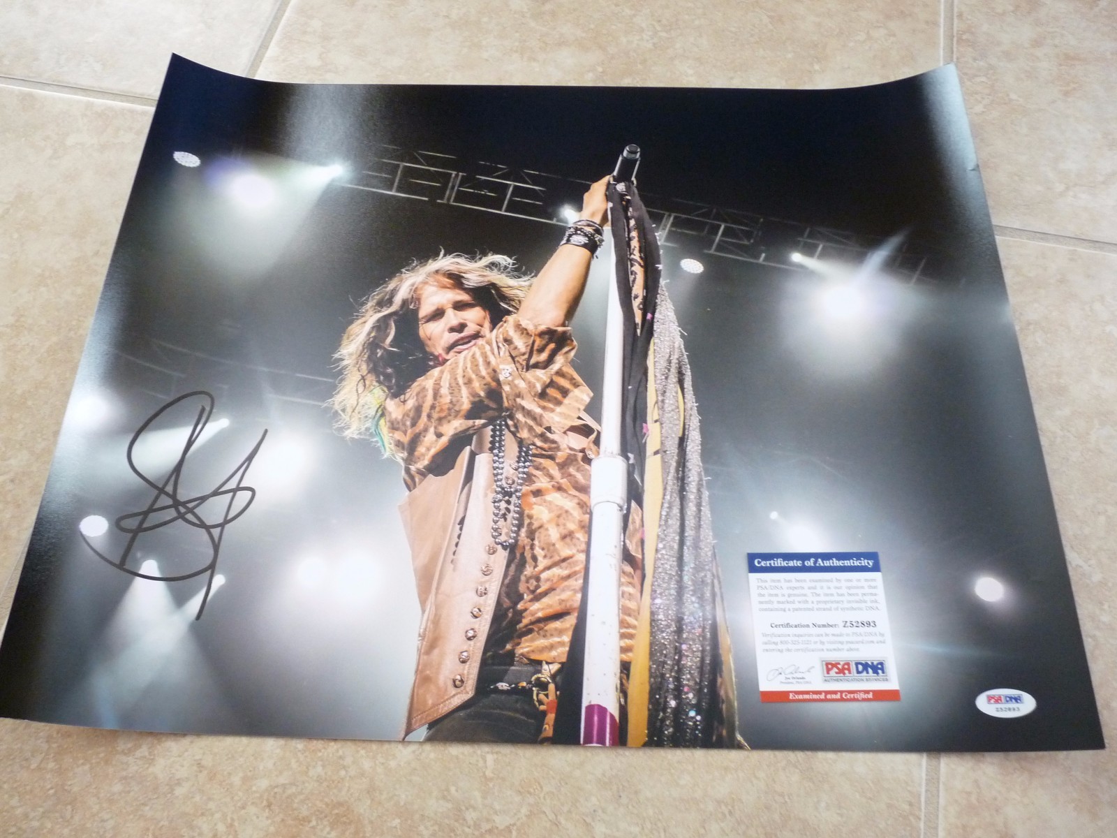 Steven Tyler Autographed Memorabilia | Signed Photo, Jersey ...