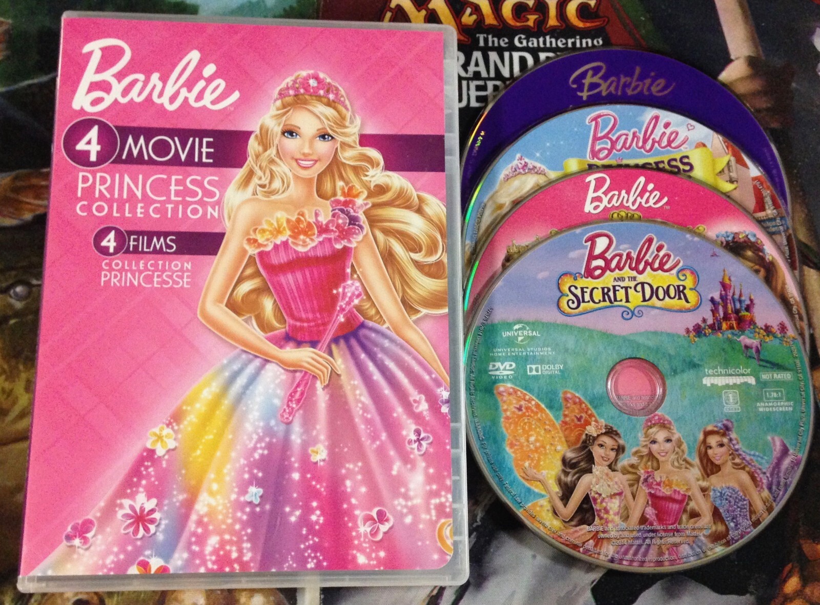 Barbie 4 Movie Princess Collection DVD Bilingual | eBay
