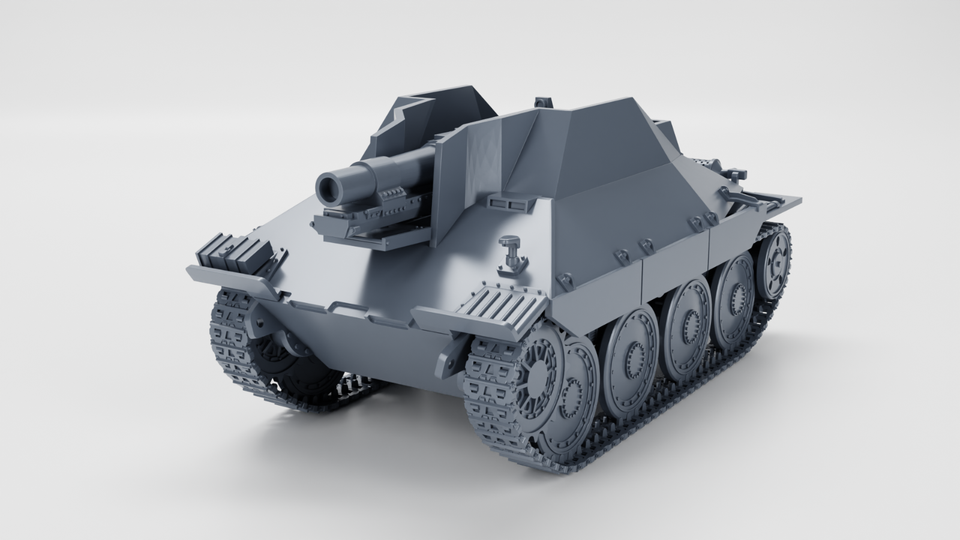 15 cm sIG 33-2 (Sf.) auf Jagdpanzer 38(t) Grille WW2 Bolt Action 20mm 1 ...
