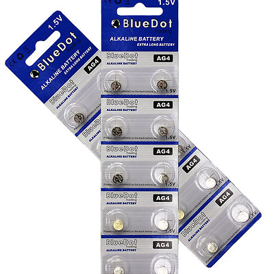 20-pack AG4 SR626SW 626 377 LR626 SR626 626A BlueDot Small Watch ...