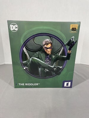 Iron Studios DC Comics The Riddler Art Scale 1/10 Deluxe With Original ...