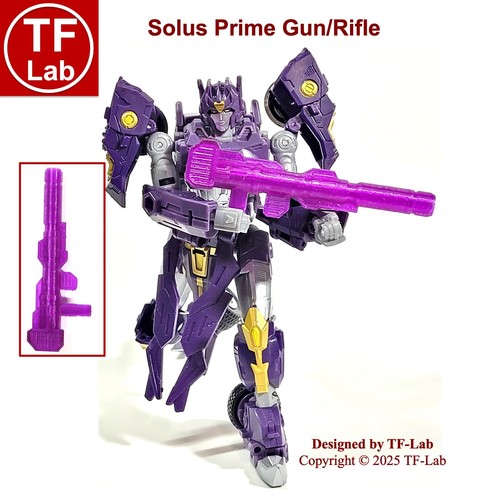 Rifle Gun Upgrade Kit for Transformers Solus Prime Age of the Primes ...