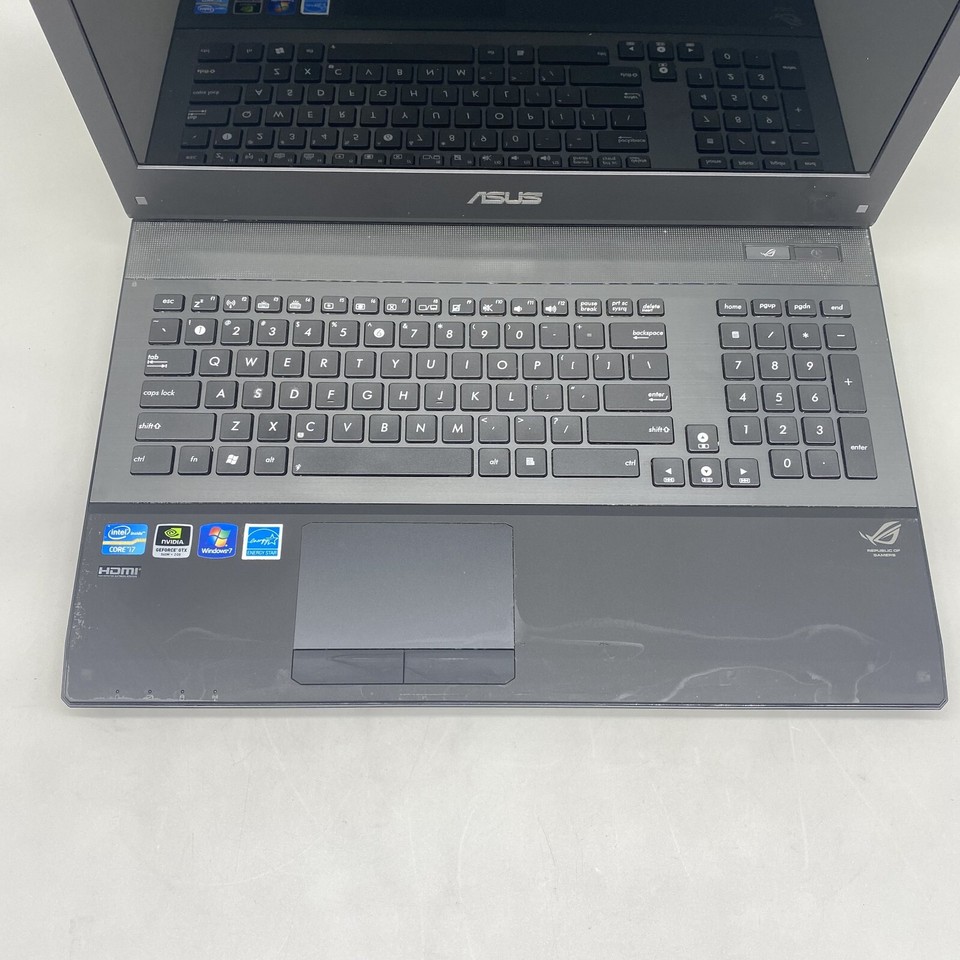 ASUS G74SX GAMING Laptop 17.3" i7 2.20GHz 8GB 120GB SSD GTX 560M/B-/See ...