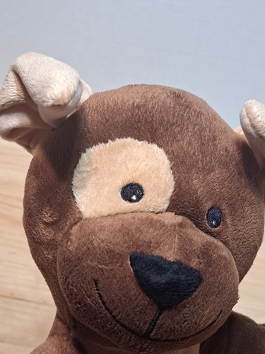 Progressive Plush Brown Tan Puppy Dog Sewn Eyes Patch Stuffed Toy 10 ...