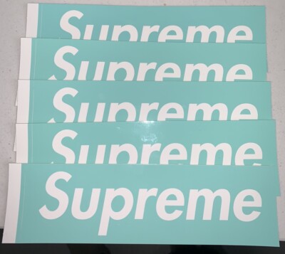 Supreme X Tiffany RARE Box Logo Stickers-Supreme X Tiffany ...