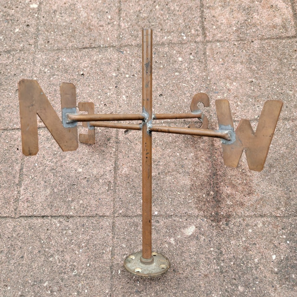 Antique Copper Directional Weathervane Base | eBay