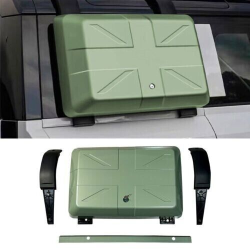 Grasmere Green 75th Side Tool box Storage Box Fits For LR Defender 130 ...