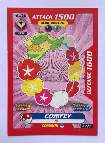 POKEMON TCG 3R V2 #764 COMFEY Card PERU 2018 South America Edition ...