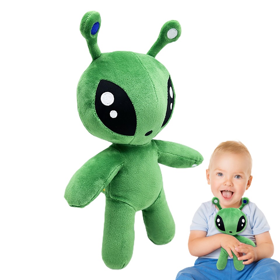Soft Toy Green Alien Plush Stuffed Animal Toys New 13 inches Cartoon ...