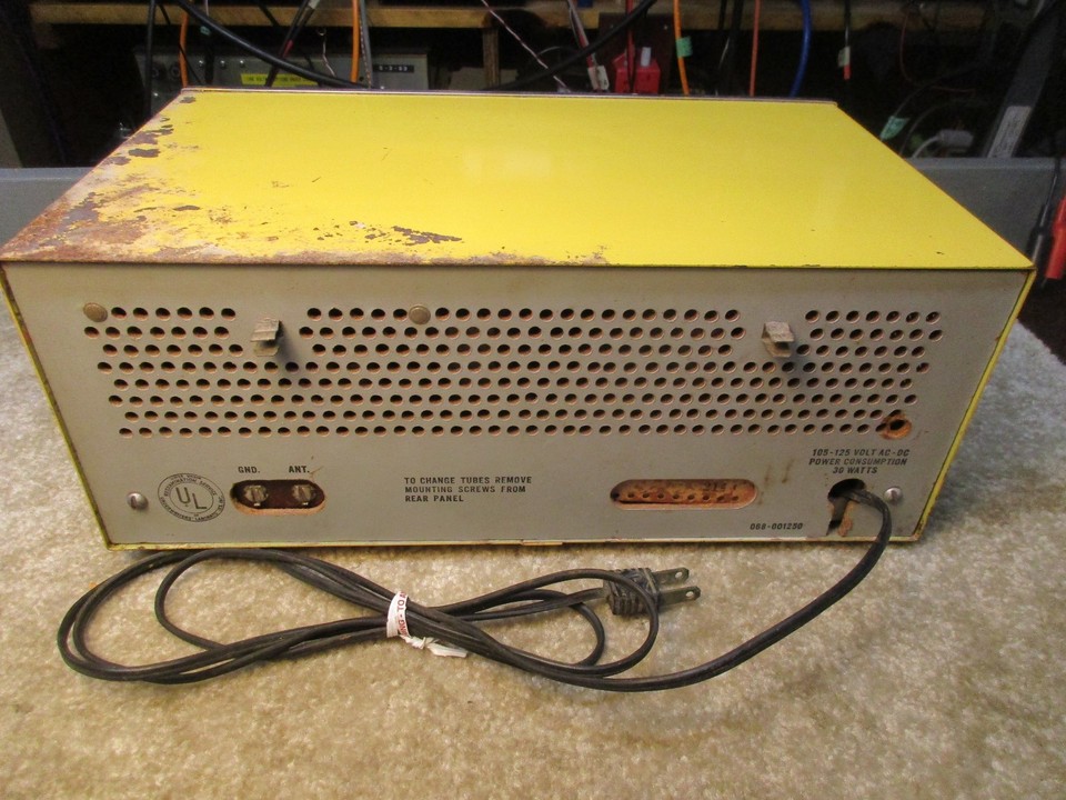 Hallicrafters S-120 Shortwave AM Receiver Conelrad Tube Radio 1960s ...