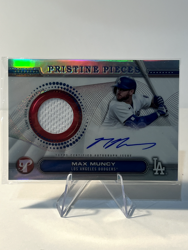 2024 Topps Pristine - Pristine Pieces Patch Auto Max Muncy WS Hero # ...