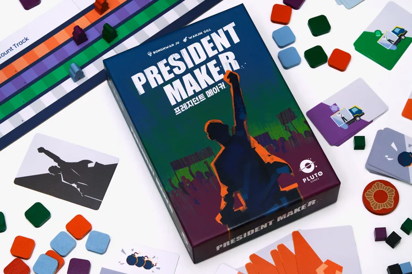 President Maker Board Game - Political Strategy Election Simulation 2-4 ...