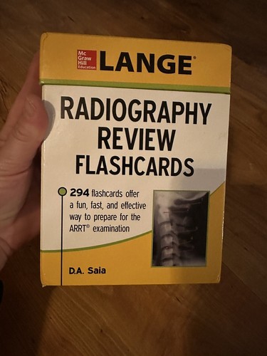 Lange Radiography Review Flash cards Prep For ARRT Exam! 9780071834629 ...