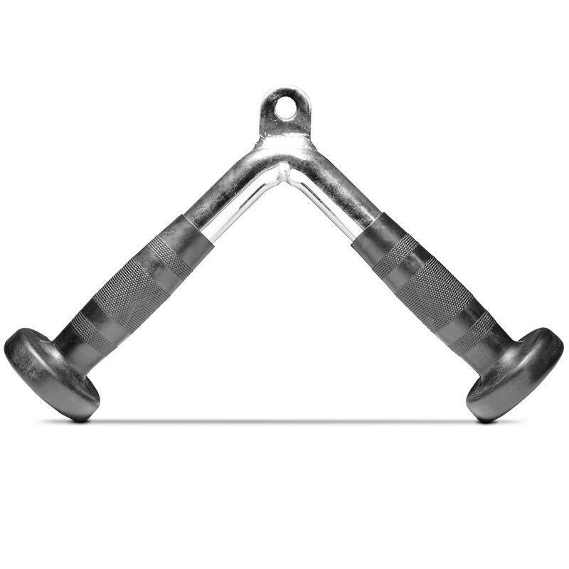 Home Gym Attachments Tricep Rope Lat Bar Press Down Cable Machine Curl ...