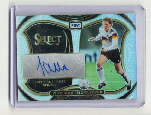 2024-25 Select FIFA Soccer Matthias Sammer Pitchside SILVER PRIZM AUTO ...