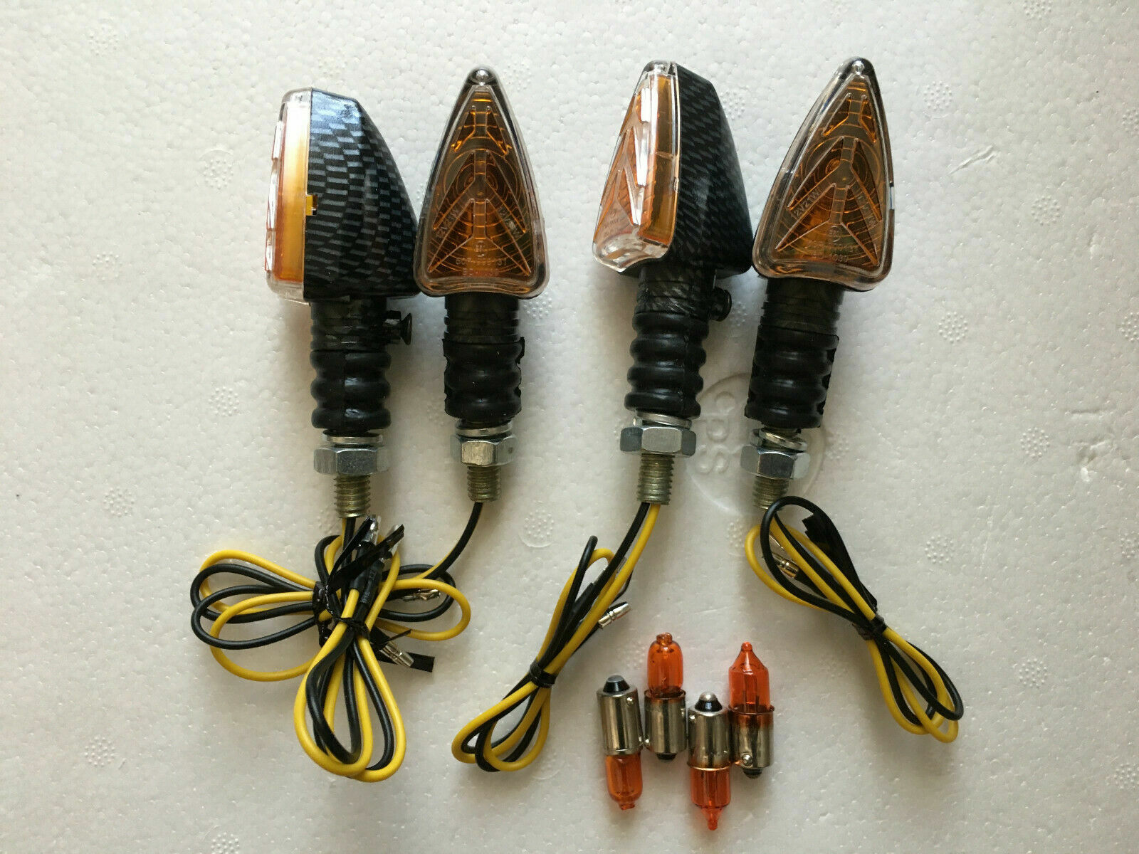 Frecce CARBON Corte + Lunghe per BENELLI 124/125 2C/250 2C/254/2ue 756 ...