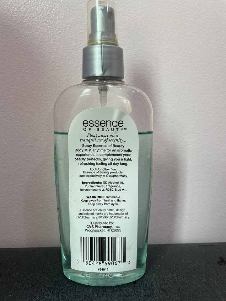 Relaxing ESSENCE OF BEAUTY Body Mist 8 oz SPRAY Discontinued | eBay