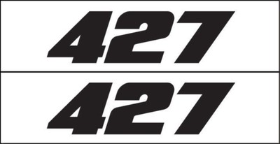 Metro Auto Graphics 427 Horsepower Decal Sticker Fits Chevy Corvette GM ...