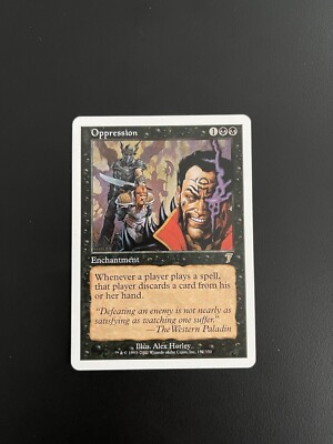 Oppression - Enchantment - 7th Edition - Magic The Gathering | eBay