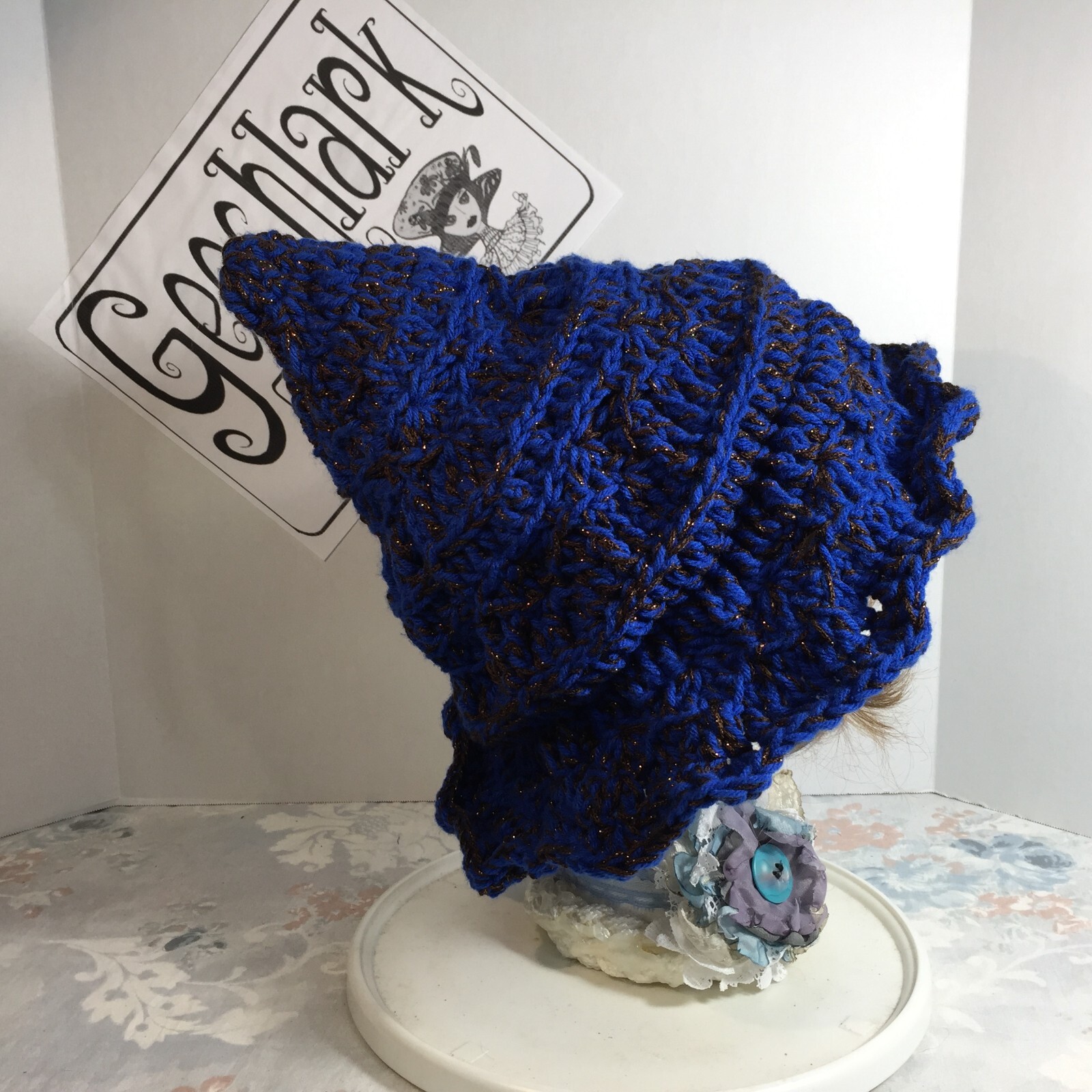 Hedge witch hat, wizard, elf, gnome, beanie, fairy cap, Geechlark 6444 ...