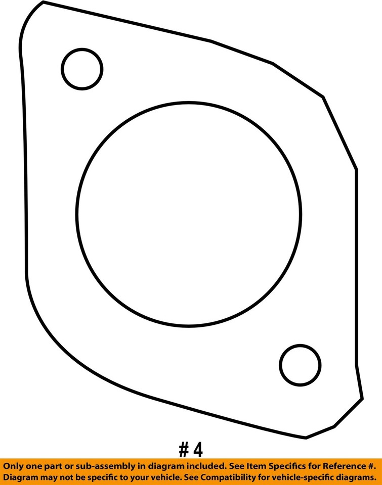 GM OEM 97-11 Aurora Exhaust Components-Converter Pipe Gasket 15286606 ...