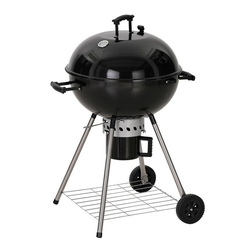 Charcoal BBQ 22-Inch Kettle Grill Black Premium Outdoor Patio Backyard ...