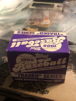 1985 Topps Traded Baseball Factory Set | eBay