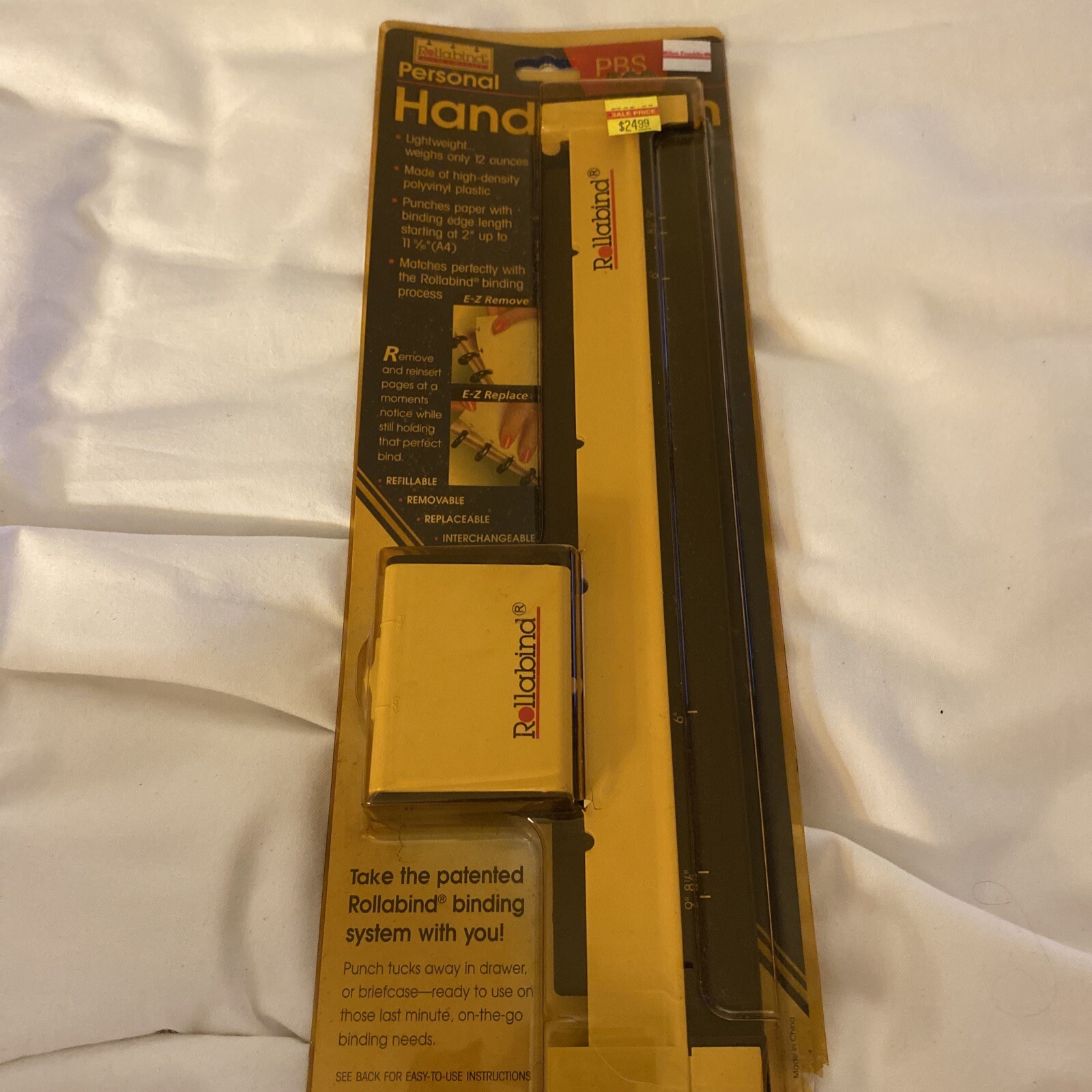 Rollabind Binding System Personal Portable Hand Punch PBS 500 for sale ...