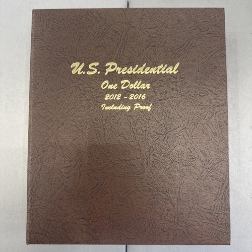 Presidential One Dollar Álbum W/Coins 2012-2016 Inc. Proof 57 Coins ...