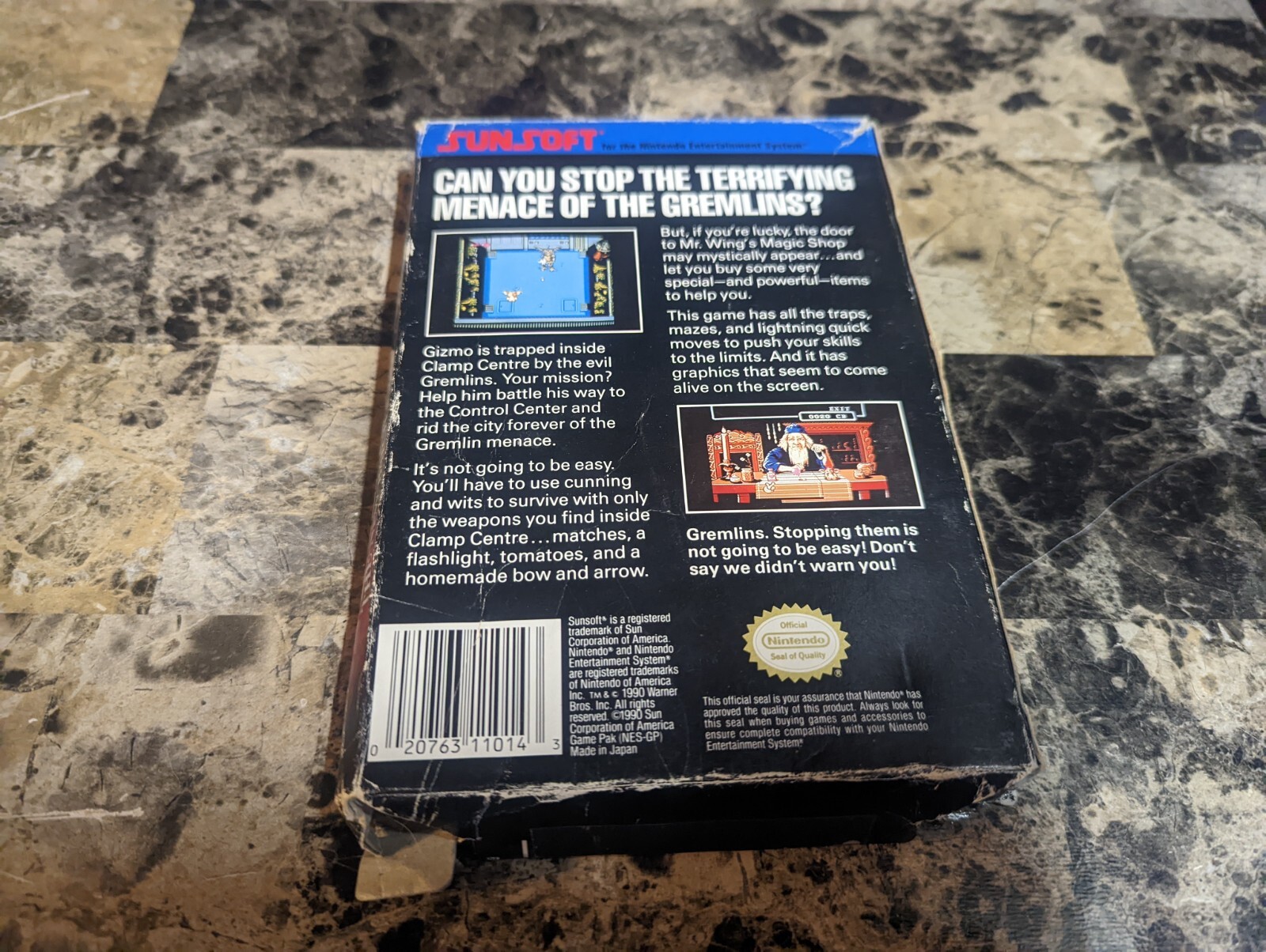 Gremlins 2: The New Batch (Nintendo Entertainment System, 1990) boxed ...