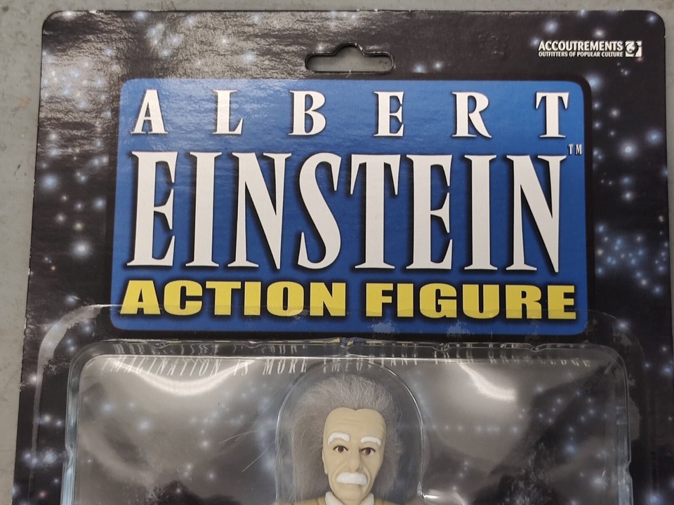 Albert Einstein Action Figure Accoutrements, New Sealed | eBay