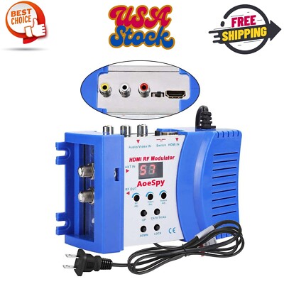HDMI Modulator RF Converter RCA Coaxial Composite VHF UHF SDR ...