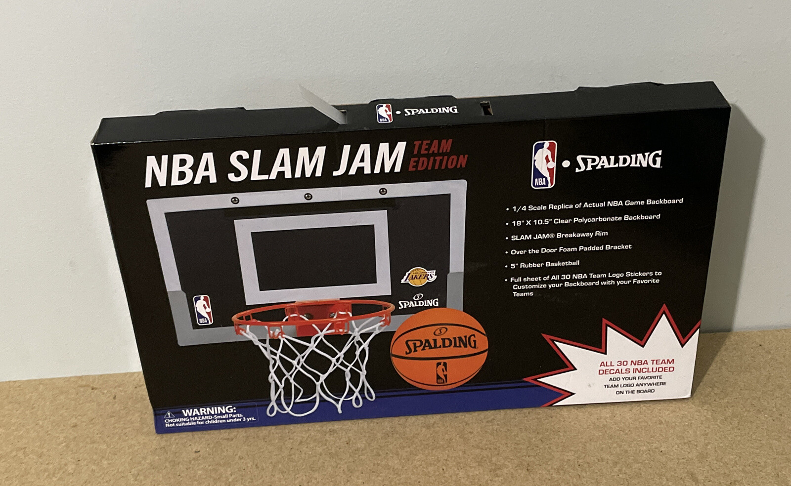 SPALDING NBA Arena Slam 180 Degrees Backboard And Rim For