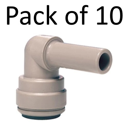 10 Pack, John Guest Stem Elbow 3/8" Stem x 3/8" Quick Connect Tube ...