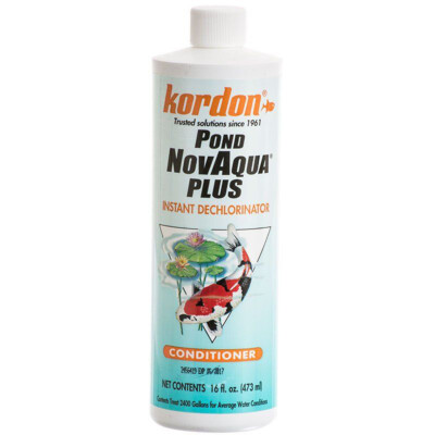 Kordon Pond NovAqua Plus 16oz Water Conditioner Removes Copper & Toxic ...