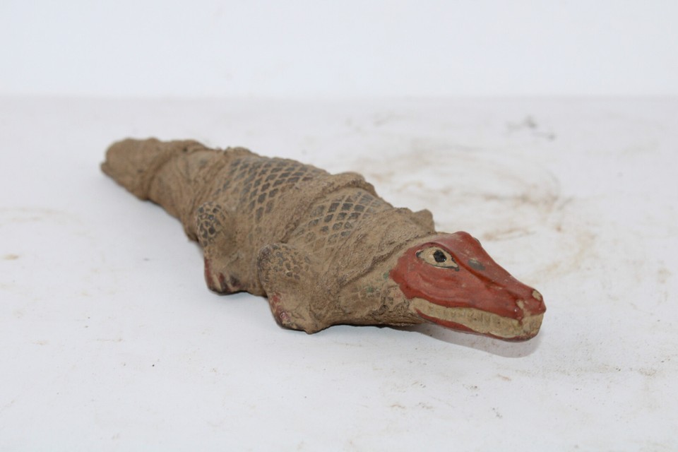 RARE ANCIENT EGYPTIAN ANTIQUE Sobek Mummified Crocodile Nile Protective ...