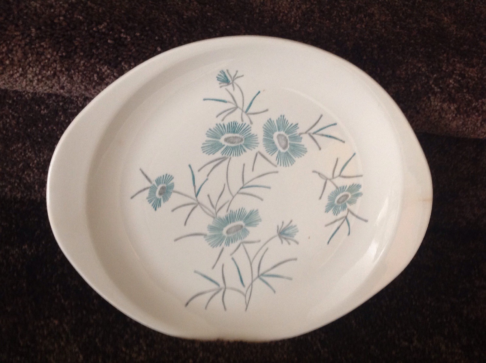 Stetson Creation Oval Platter Hand Painted Wheat Pattern Serving Dish ...